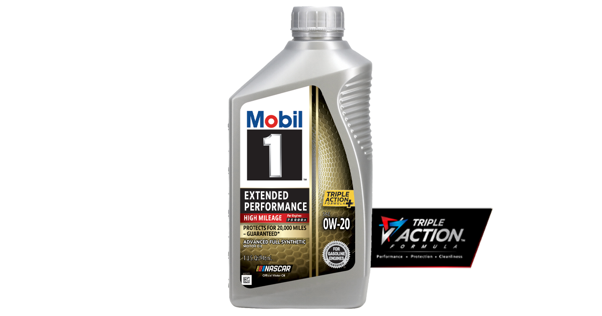 Mobil 1™ Extended Performance High Mileage 0W-20