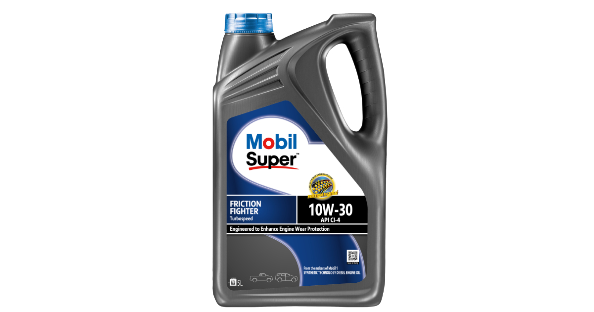 Mobil Super™ Friction Fighter Turbospeed 10W-30