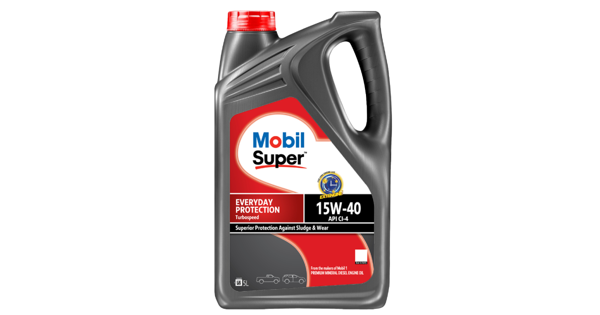 Mobil Super™ Everyday Protection Turbospeed 15W-40